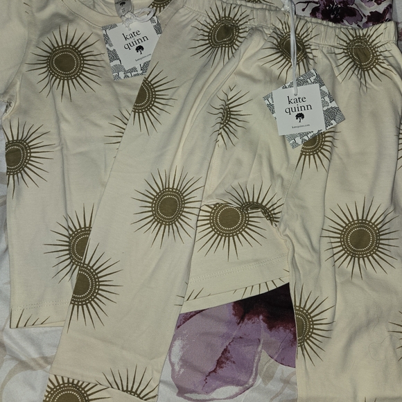 kate quinn | Matching Sets | Kate Quinn Cream Set With Olive Sunburst ...